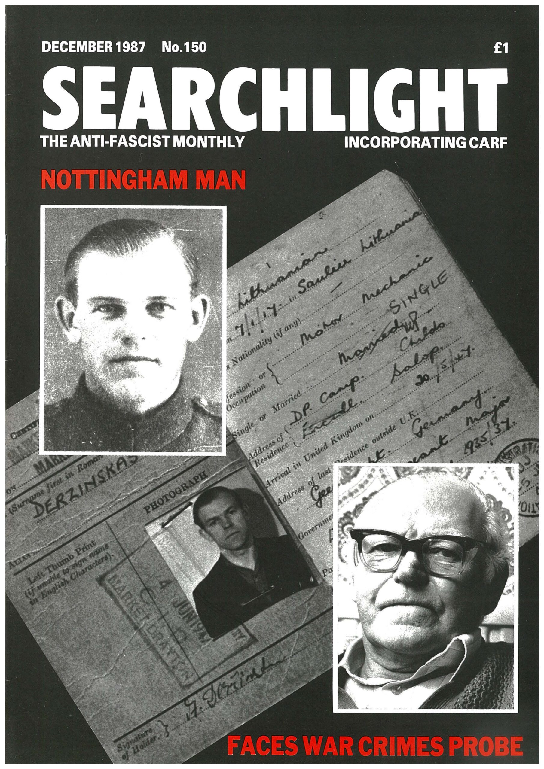 1985-1991: the Searchlight War Crimes Campaign | Searchlight
