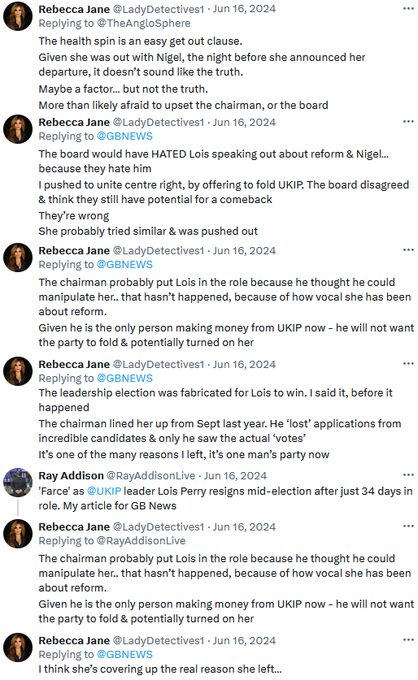 Perry resignation leads to new allegations against UKIP chairman ...